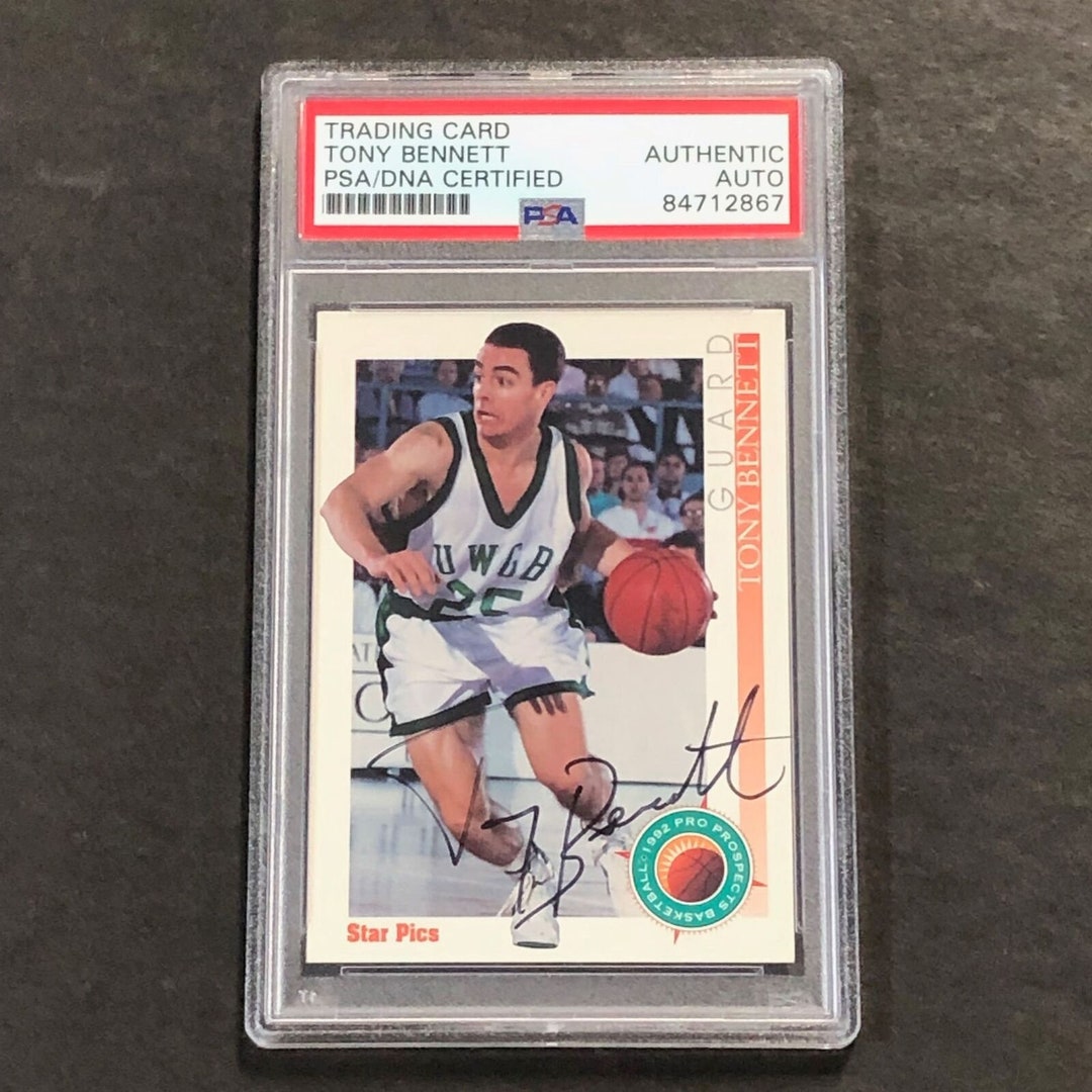 1992 Star Pics 11 Tony Bennett Signed Card Slabbed Psa/dna Autographed ...
