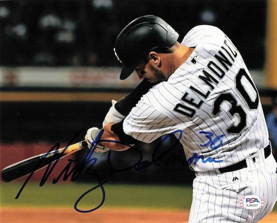 Nicky Delmonico Signed 8X10 Photo Chicago White Sox Psa/dna - Etsy