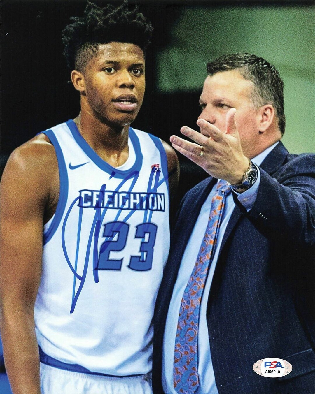 Justin Patton Signed 8X10 Photo Psa/dna Creighton Autographed - Etsy