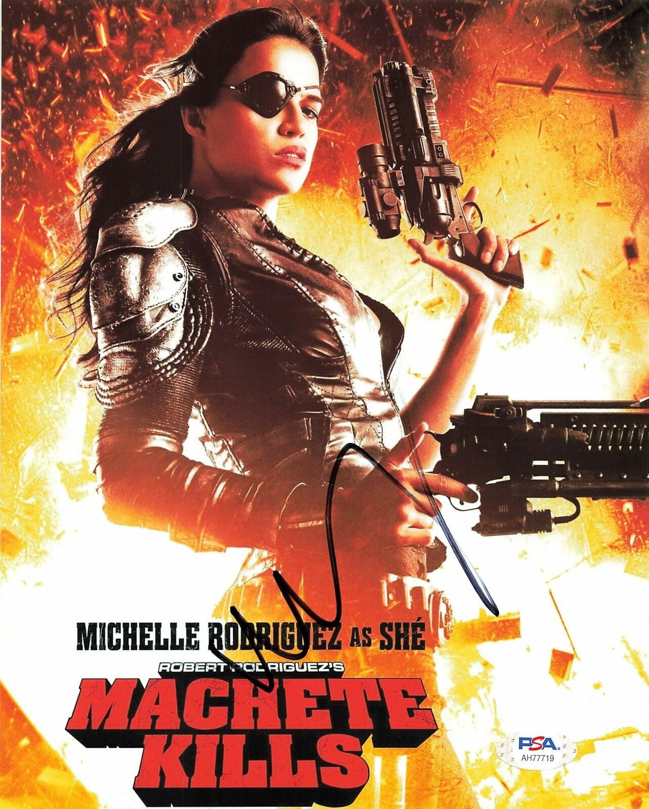 Michelle Rodriguez Signed 8X10 Photo Psa/dna Autographed - Etsy