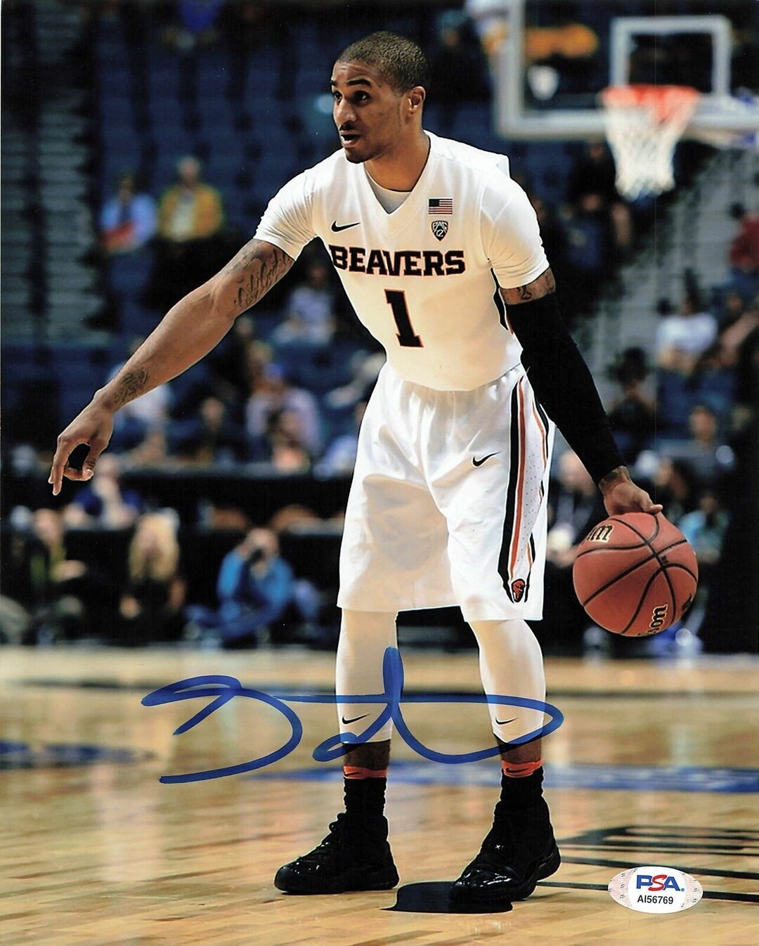 Gary Payton Ii Signed 8X10 Photo Psa/dna Oregon State Beavers - Etsy
