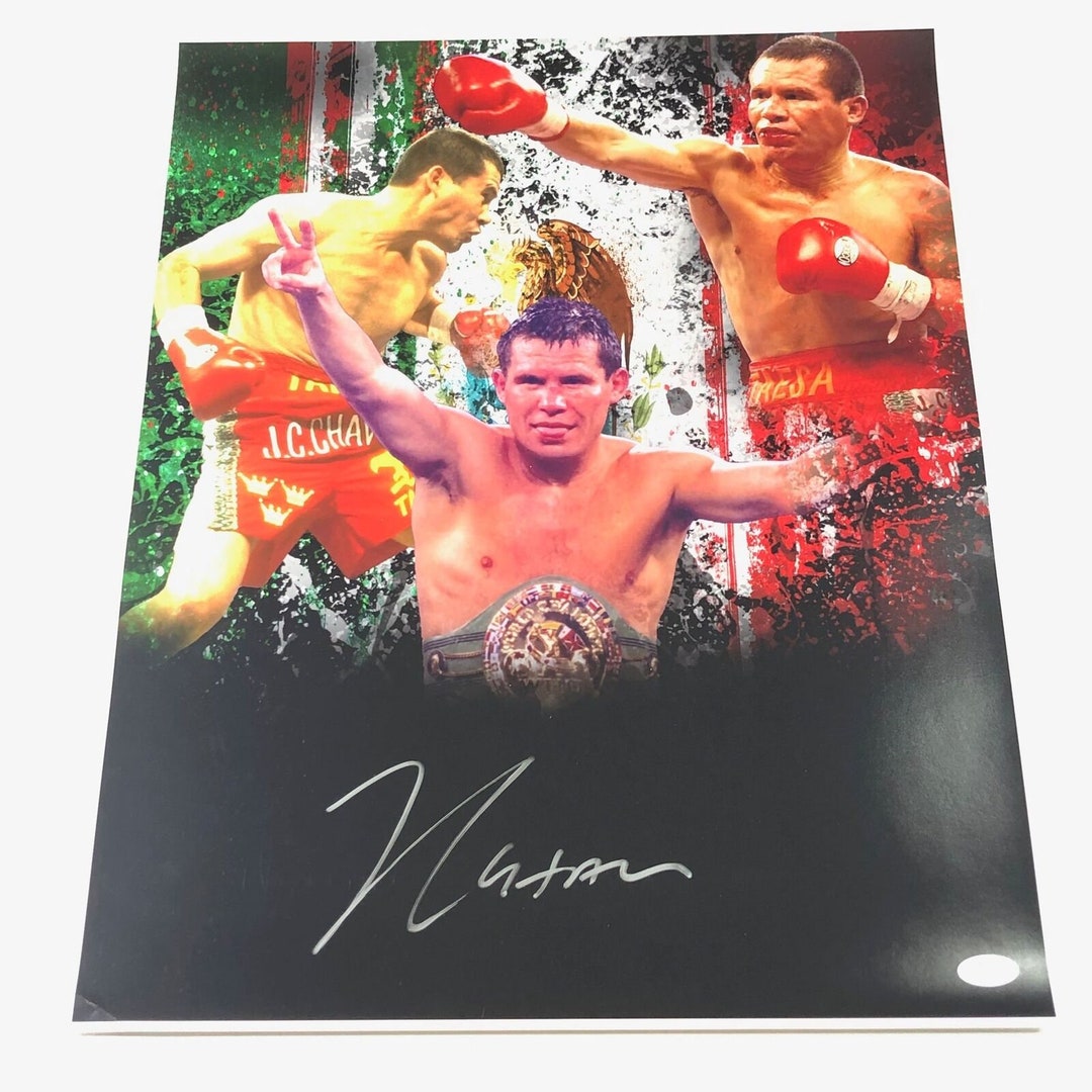 Julio Cesar Chavez Signed 16X20 Photo Jsa Boxer Autographed - Etsy