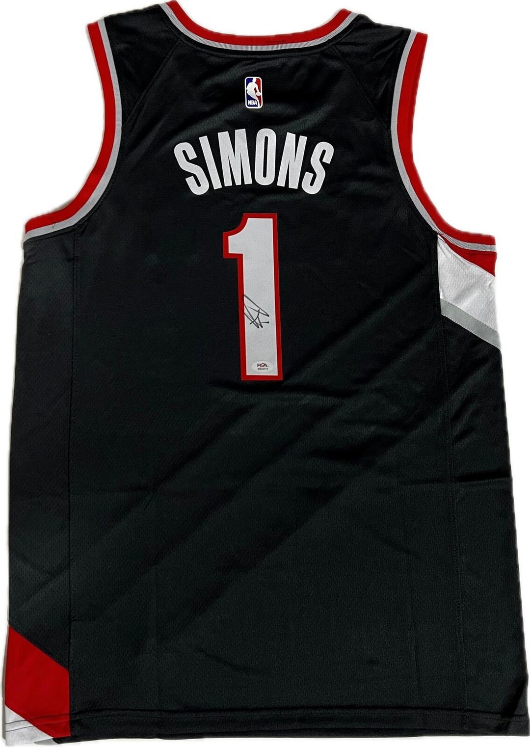 Anfernee Simons Signed Jersey Psa Portland Trail Blazers Autographed - Etsy