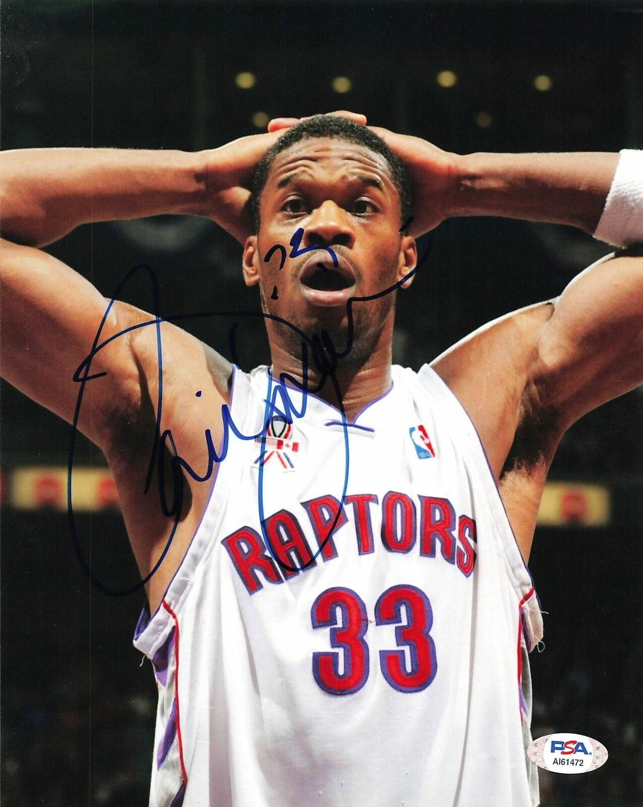 Antonio Davis Signed 8X10 Photo Psa/dna Toronto Raptors | Etsy