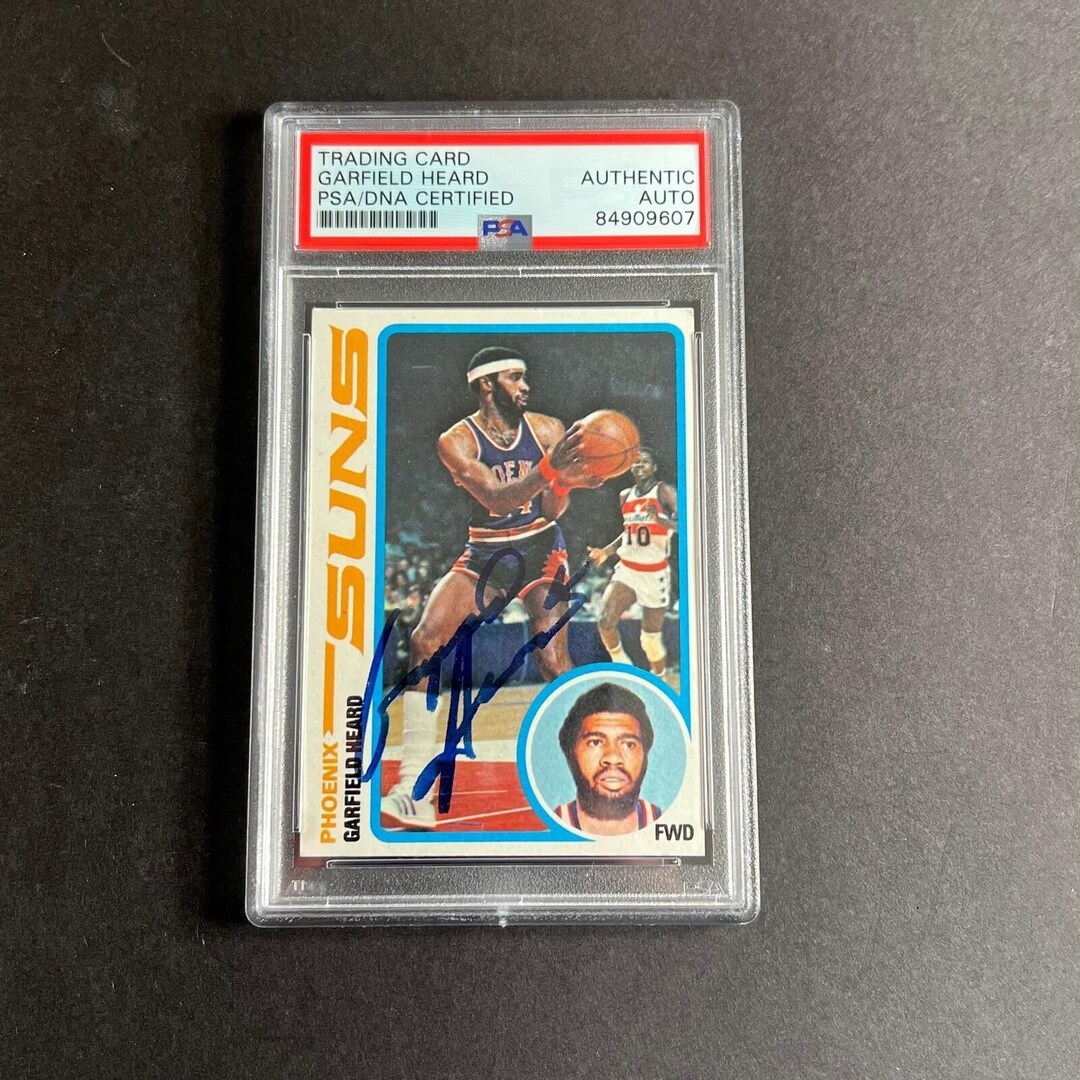 1978-79 Topps 54 Garfield Heard Signed Card Auto Psa Slabbed - Etsy