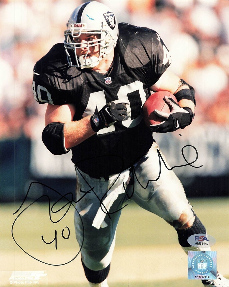 Jon Ritchie Signed 8X10 Photo Psa/dna Raiders Autographed - Etsy
