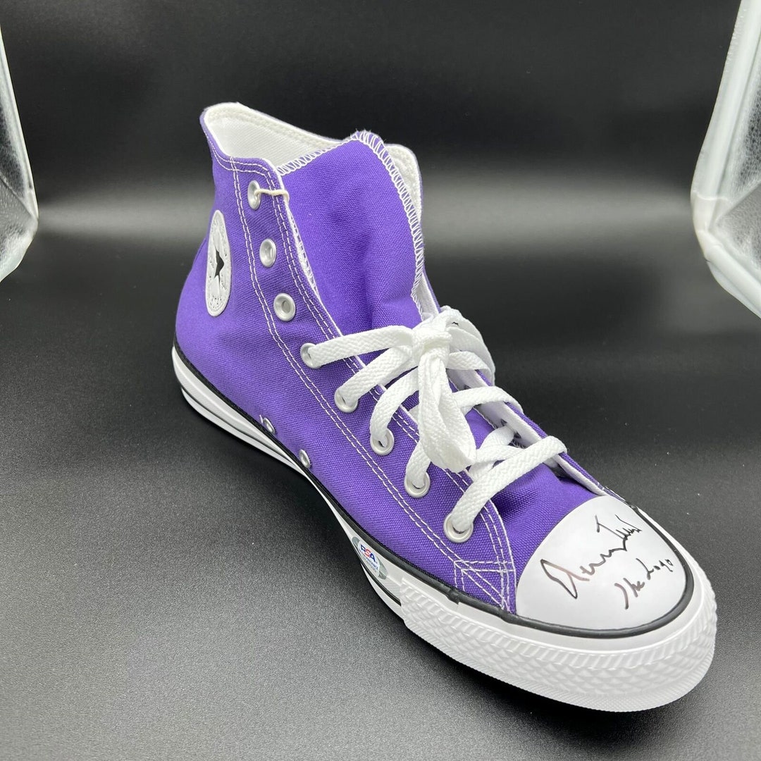 Jerry West Signed Converse Chuck Taylor Left Shoe Psa/dna Los Angeles ...