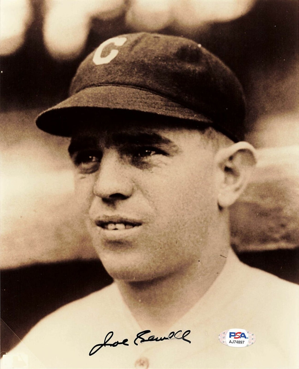 Joe Sewell Signed 8X10 Photo Psa/dna Cleveland Indians - Etsy