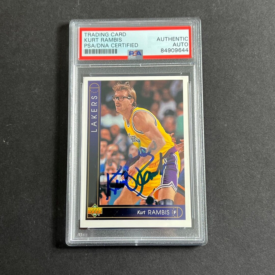 1993-94 Upper Deck 364 Kurt Rambis Signed Card Auto Psa Slabbed - Etsy