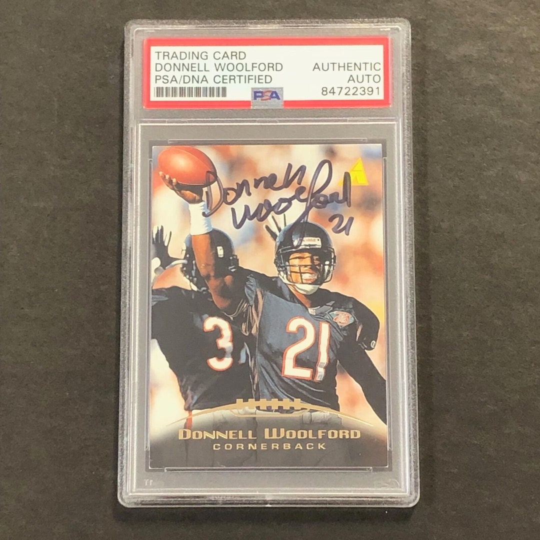 1995 Pinnacle 171 Donnell Woolford Signed Card Psa Slabbed Auto Chicago ...
