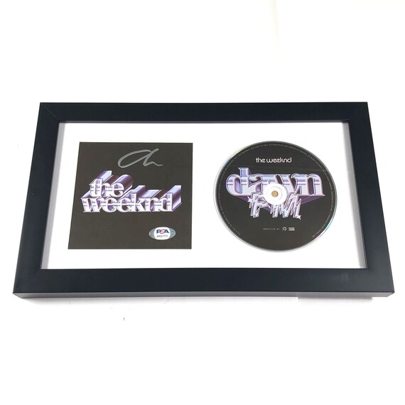 The Weeknd Signed Album Cd Cover Framed Psa/dna Autographed - Etsy
