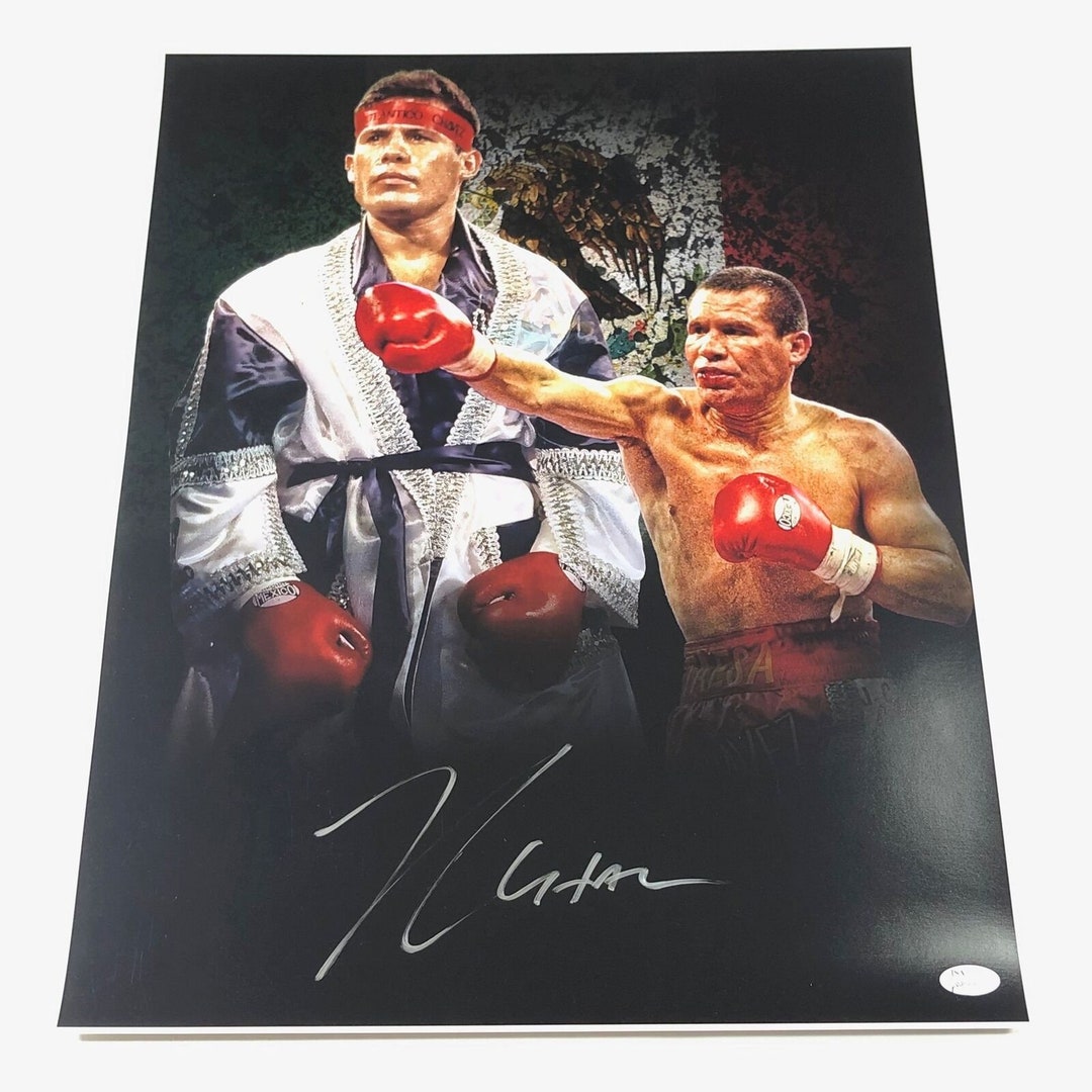 Julio Cesar Chavez Signed 16X20 Photo Jsa Boxer Autographed - Etsy