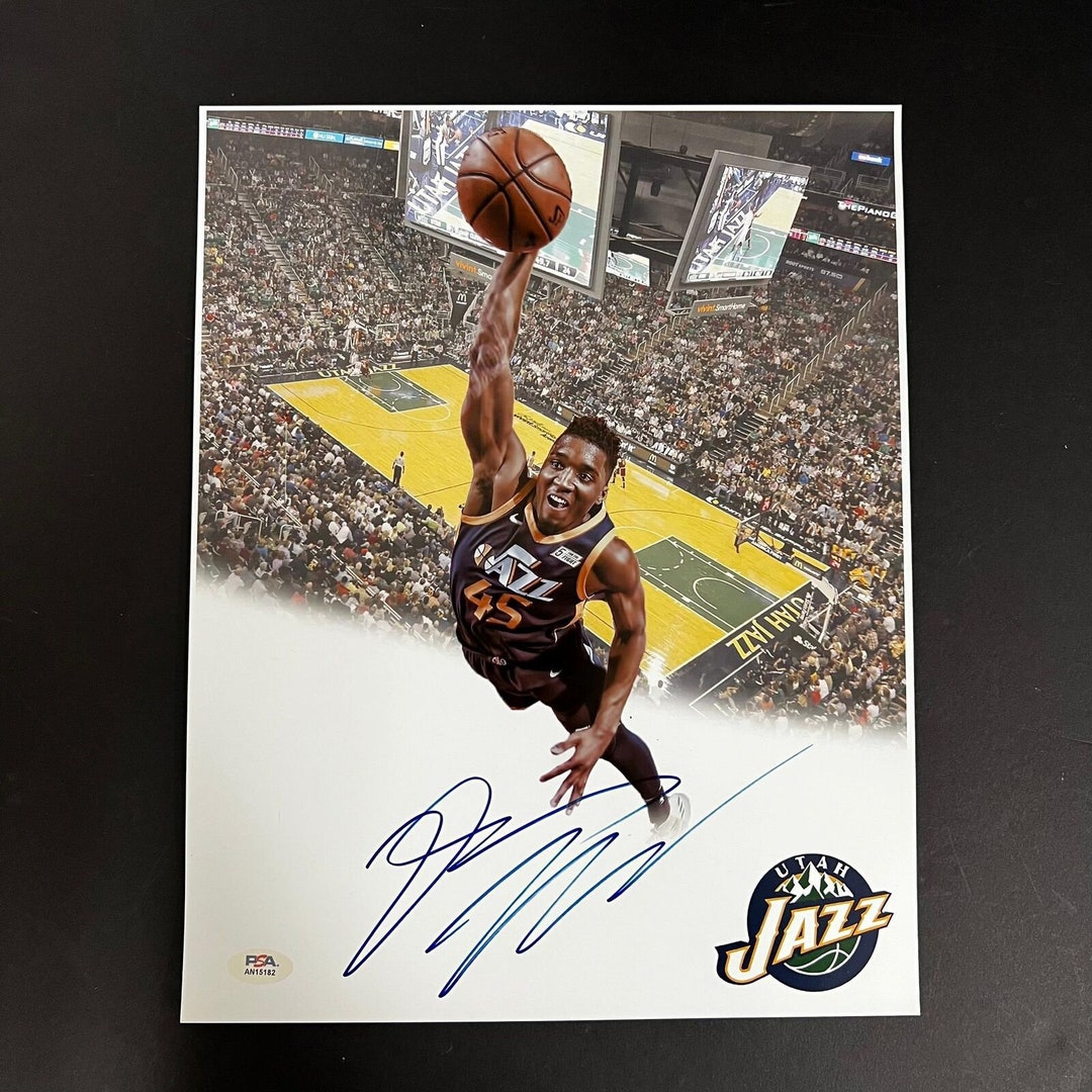 Donovan Mitchell Signed 11X14 Photo Psa/dna Utah Jazz Autographed ...