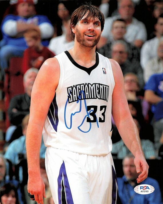 Aaron Gray Signed 8X10 Photo Psa/dna Sacramento Kings - Etsy