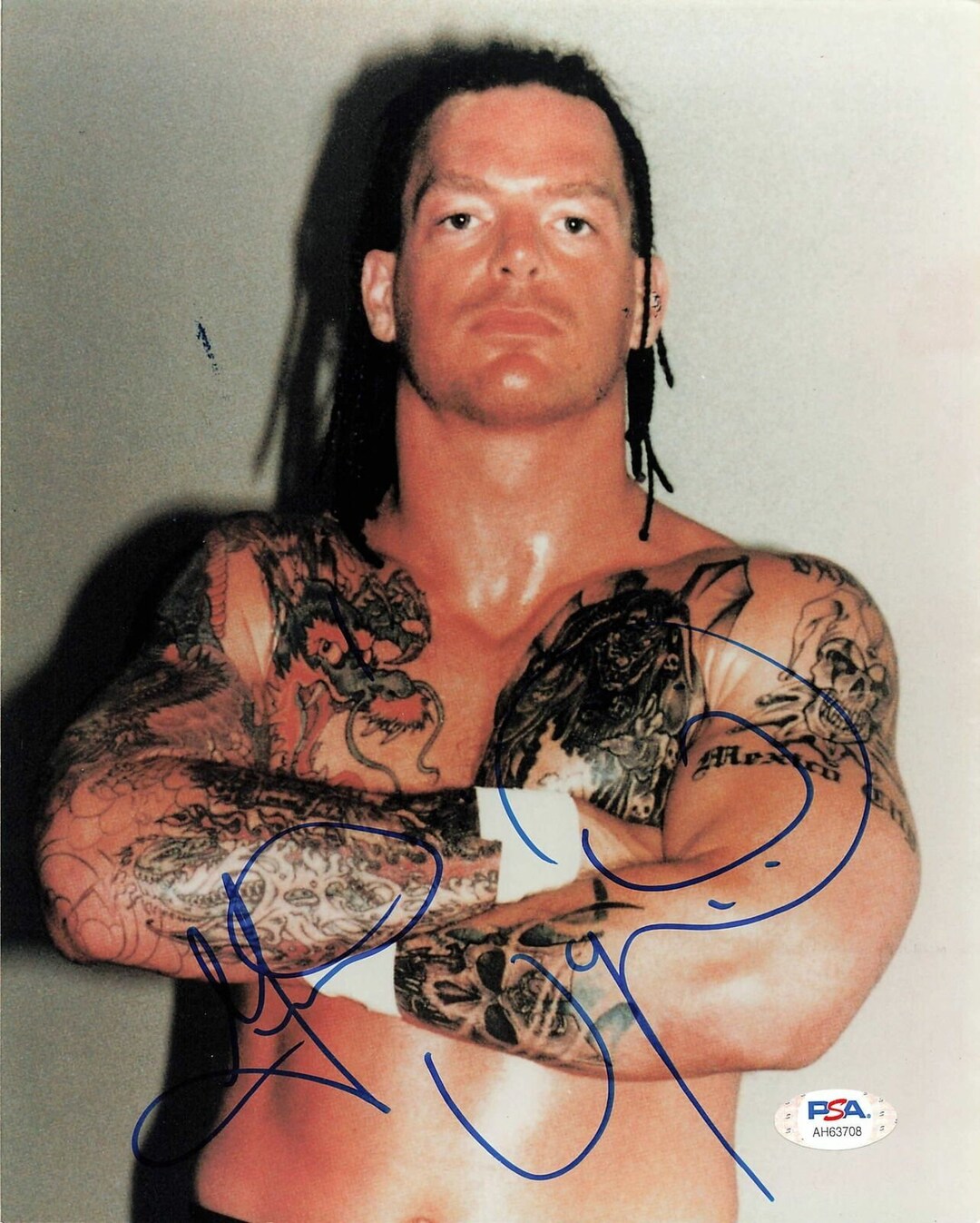 Vampiro Ian Hodgkinson Signed 8X10 Photo Psa/dna Coa Wwe Autographed ...