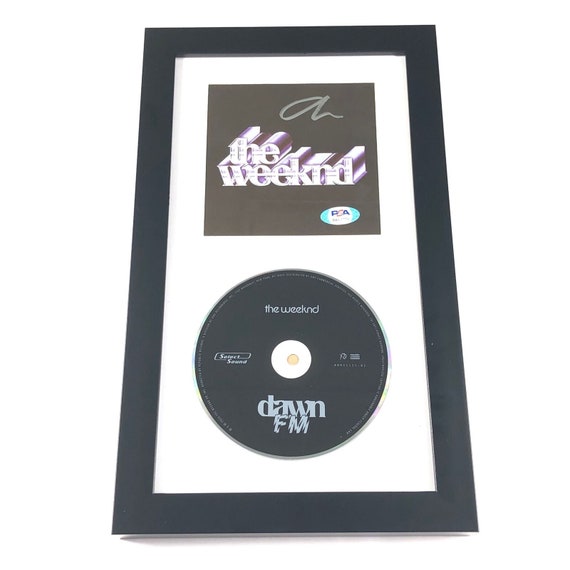 The Weeknd Signed Album Cd Cover Framed Psa/dna Autographed - Etsy
