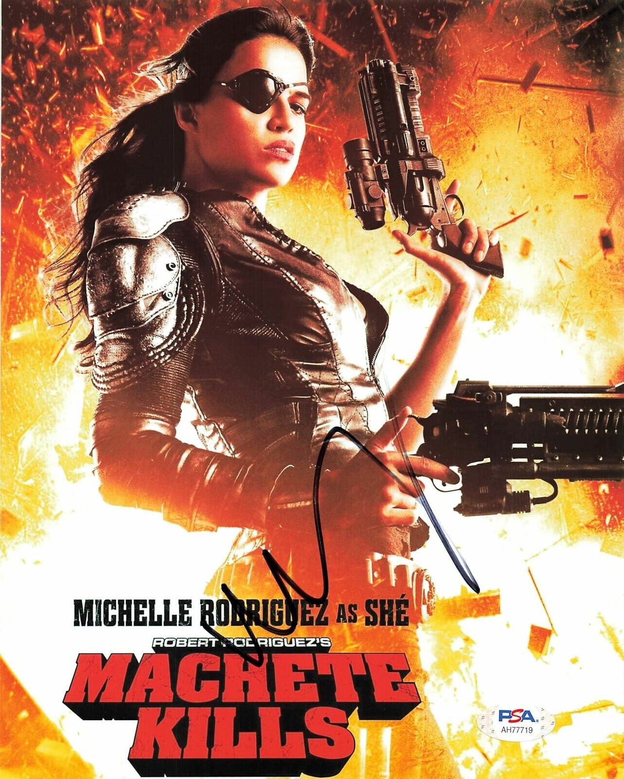 Michelle Rodriguez Signed 8X10 Photo Psa/dna Autographed | Etsy