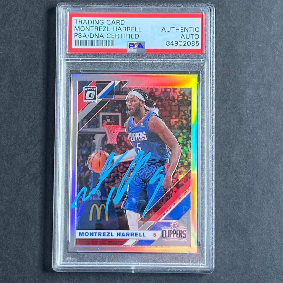 2019-20 Optic Panini 40 Montrezl Harrell Signed Card Psa - Etsy