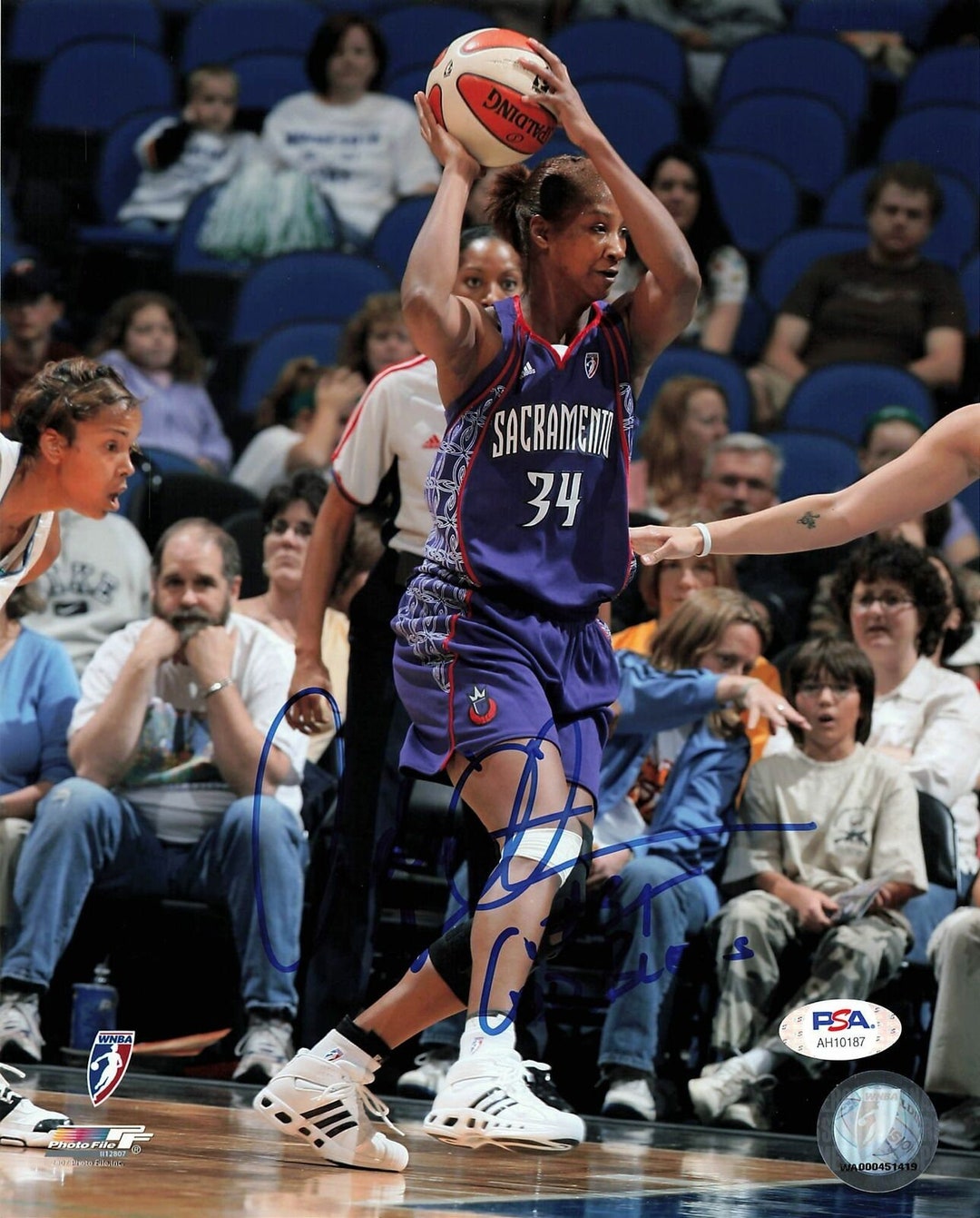 Adrienne Williams Signed 8X10 Photo Wnba Psa/dna Autographed - Etsy