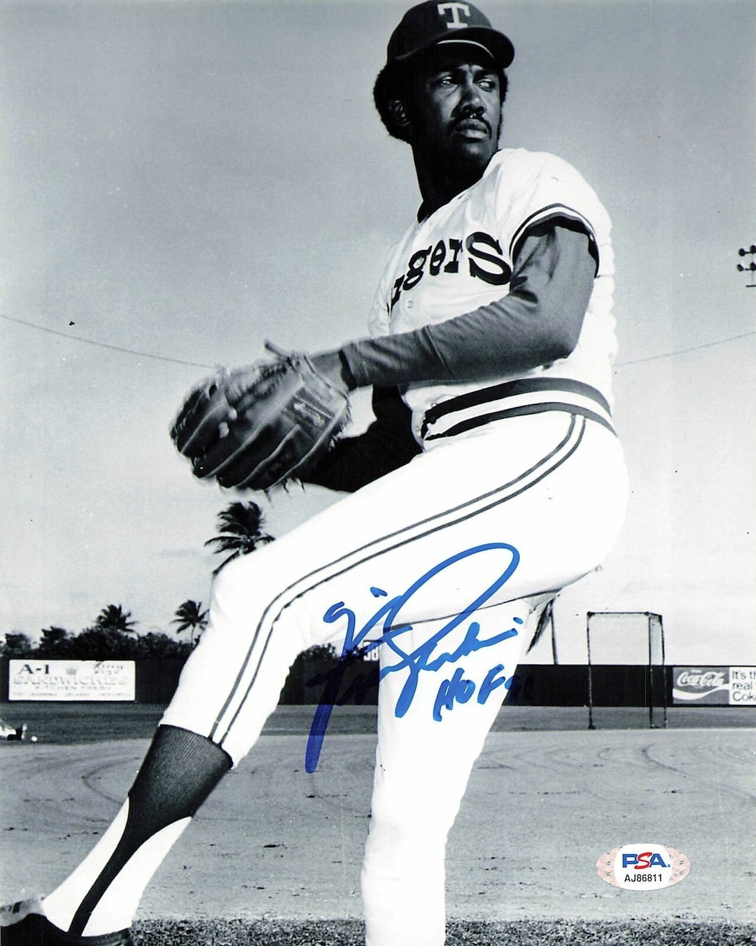 Ferguson Jenkins Signed 8X10 Photo Psa/dna Texas Rangers Autographed - Etsy