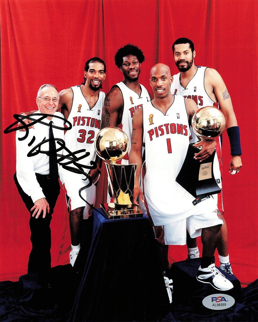 Richard Hamilton Signed 8X10 Photo Psa/dna Detroit Pistons Autographed ...