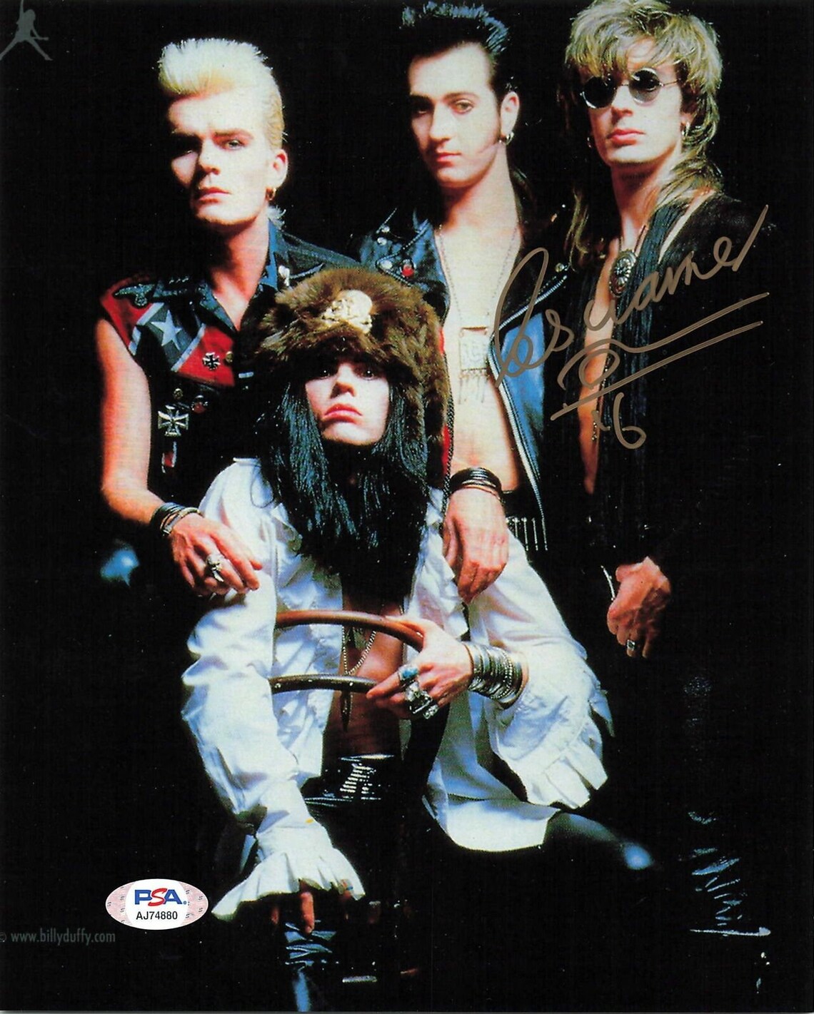 Les Warner Signed 8X10 Photo Psa/dna Autographed the Cult | Etsy