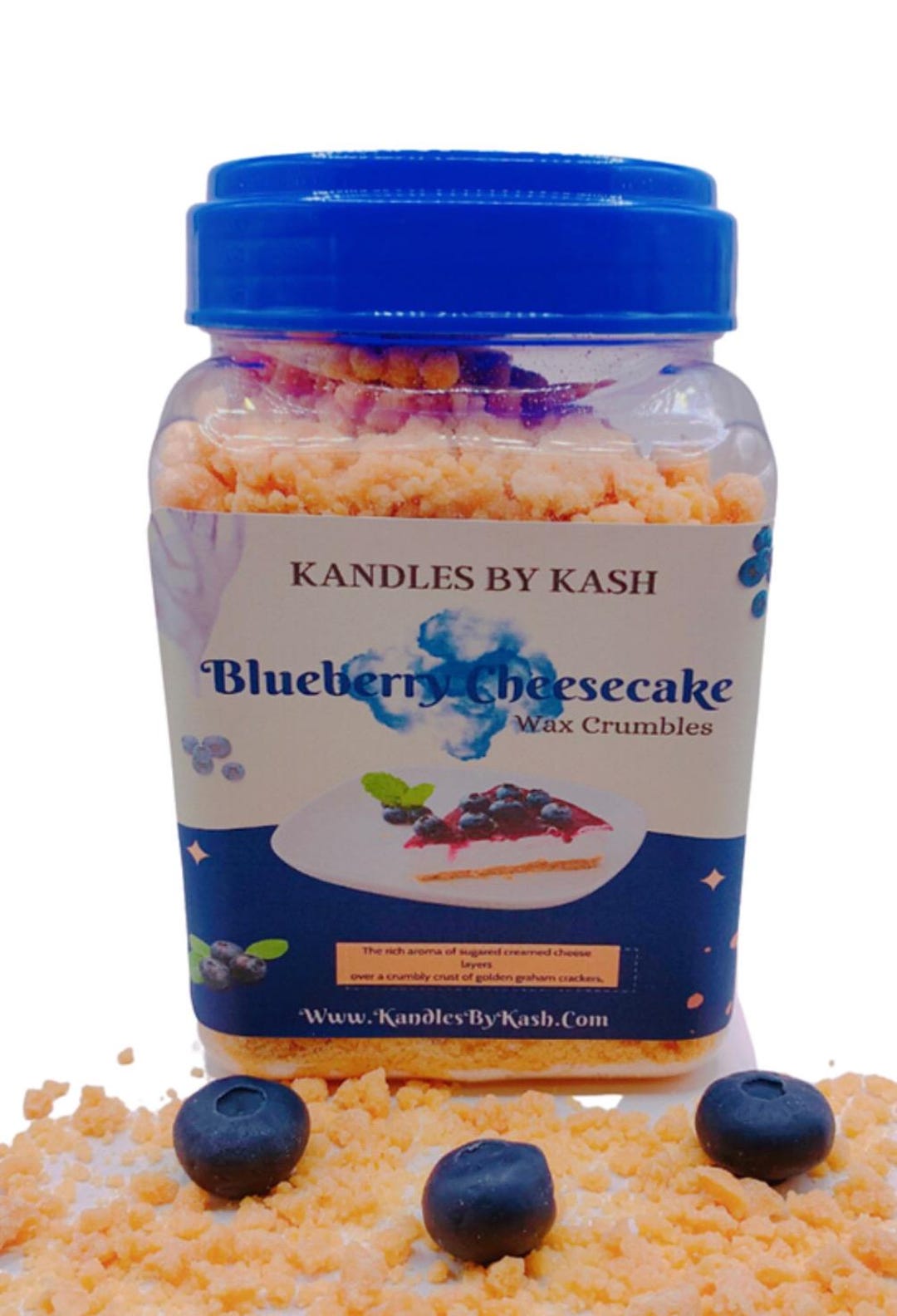 Blueberry Cheesecake Wax Crumbles, Wax Crumble for Candle Pies ...