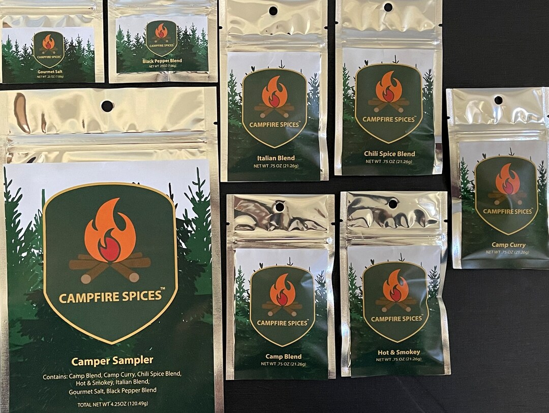 Campfire Spices Camper Sampler Spice Blends - Etsy