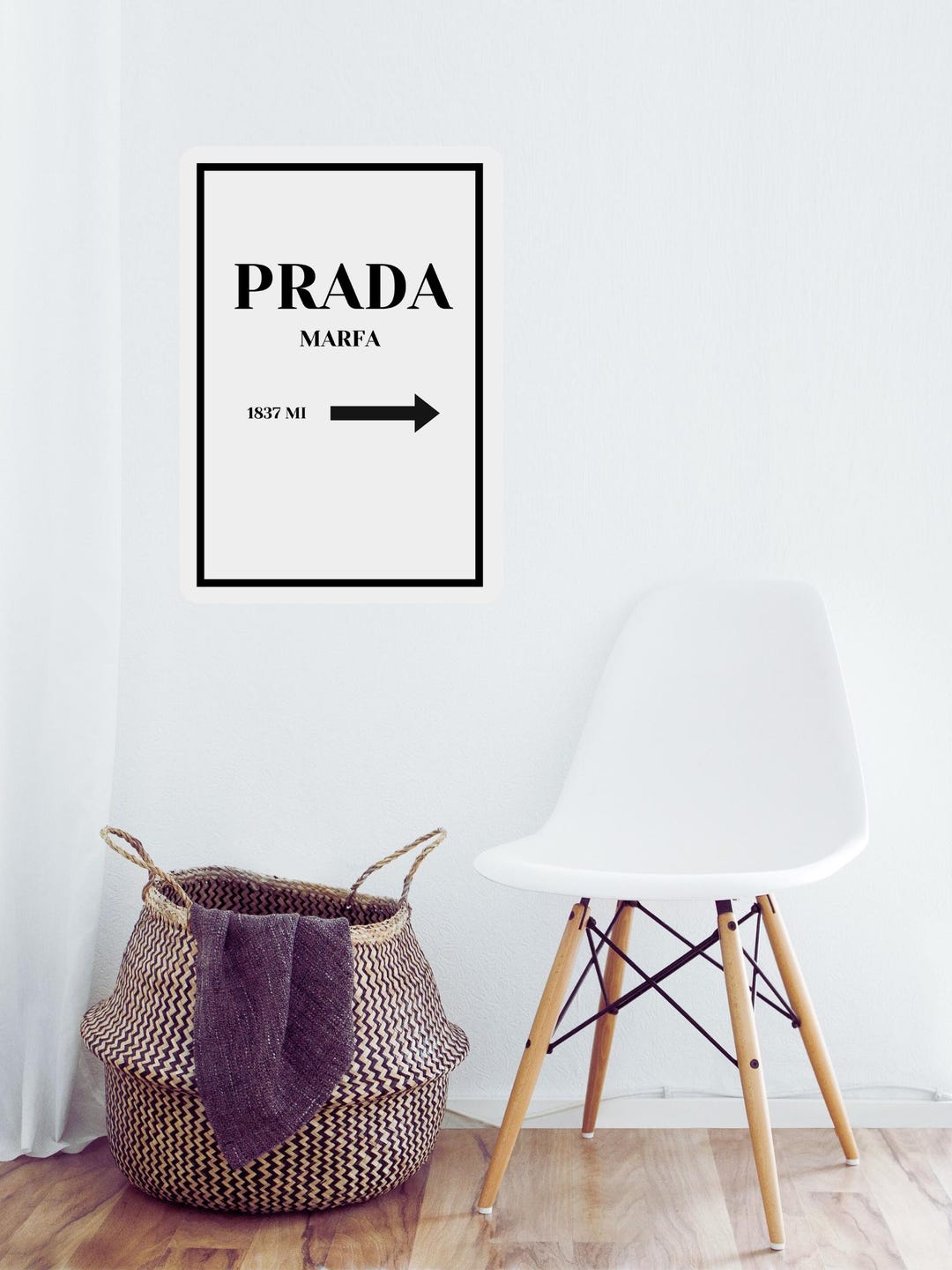 Prada Poster, Luxury, Downloadable, Printable, Digital File, Aesthetic ...