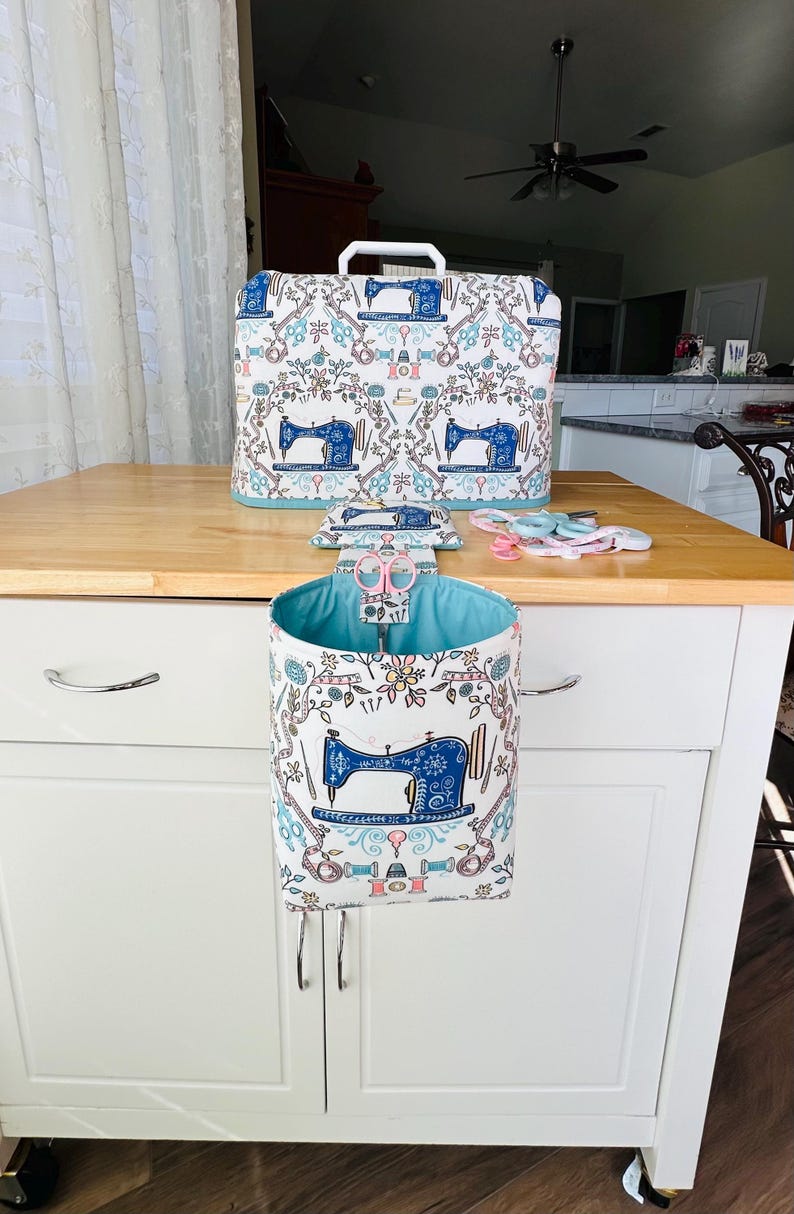 Handmade Vintage Sewing Machine Thread Catcher/scrap Caddy and Sewing ...