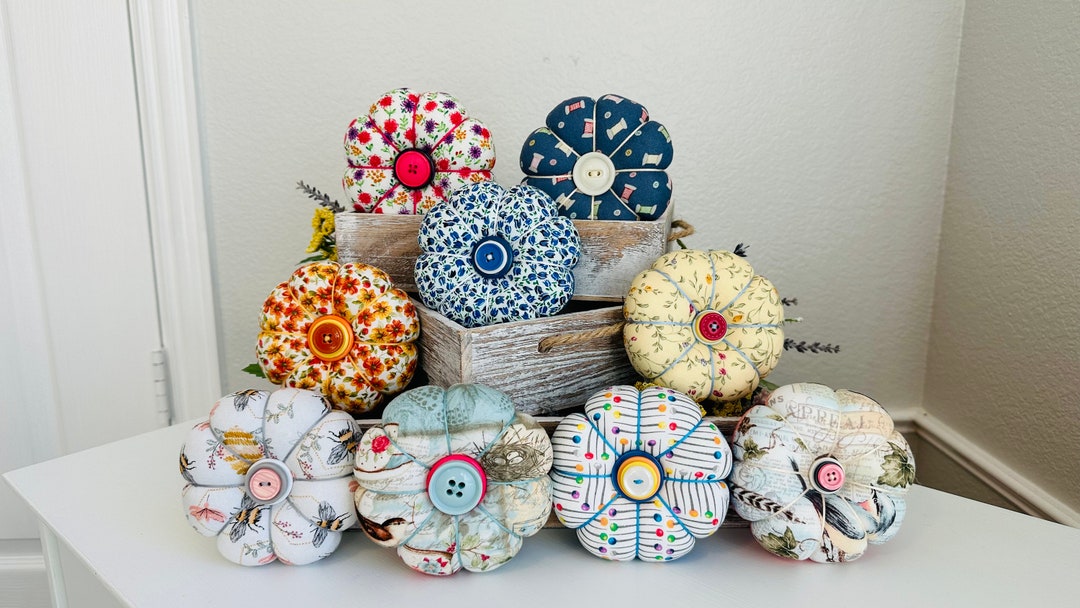 Handmade 4-5 Pin Cushion, Perfect Size Pin Cushion for Sewing, Quilting ...