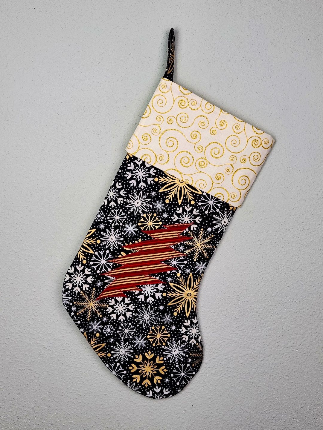 Bolt Christmas Stocking - Etsy