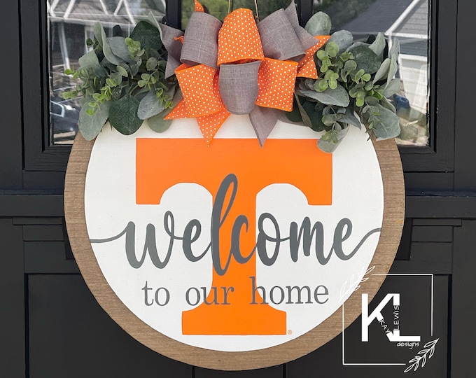 Tennessee Sports Fans Are Big Orange Gems! Love My Vols Wreath for ...