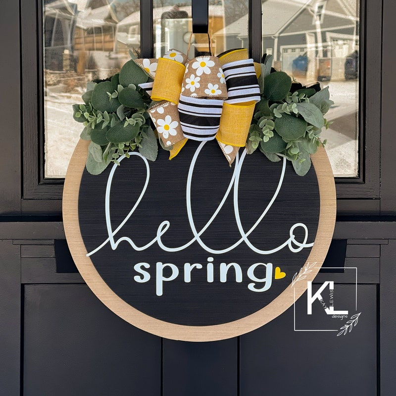 Spring Door Decor - Etsy