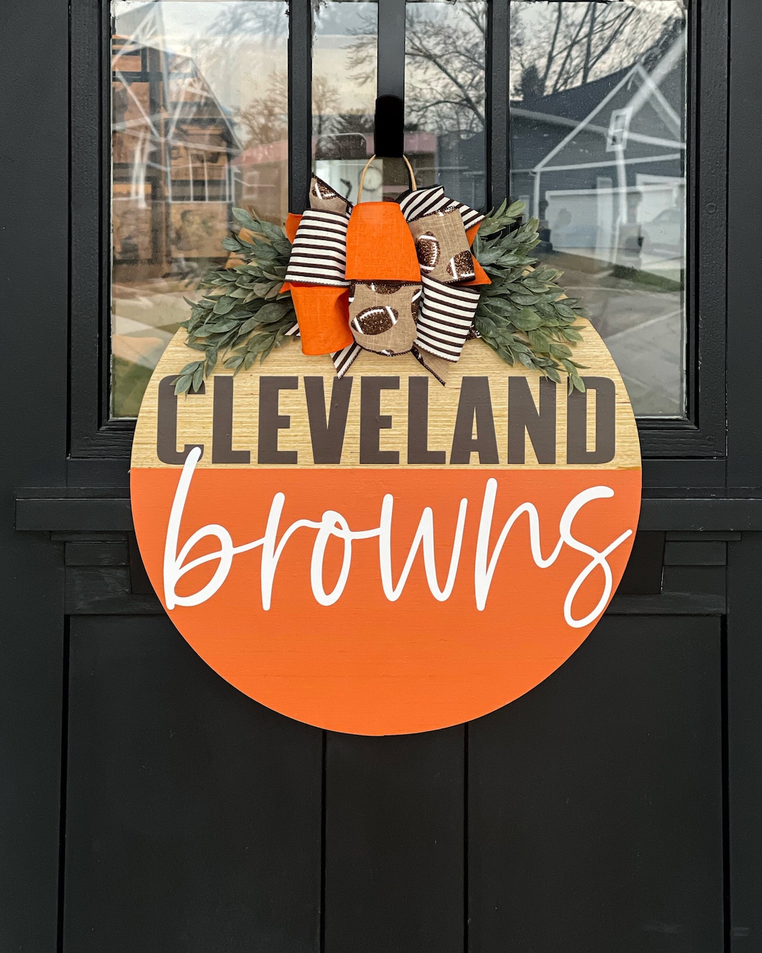 Cleveland Browns Door Hanger Cleveland Browns Sign Cleveland Browns ...
