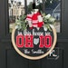 Ohio State Door Hanger Ohio State Buckeyes Ohio State Wreath the Ohio ...