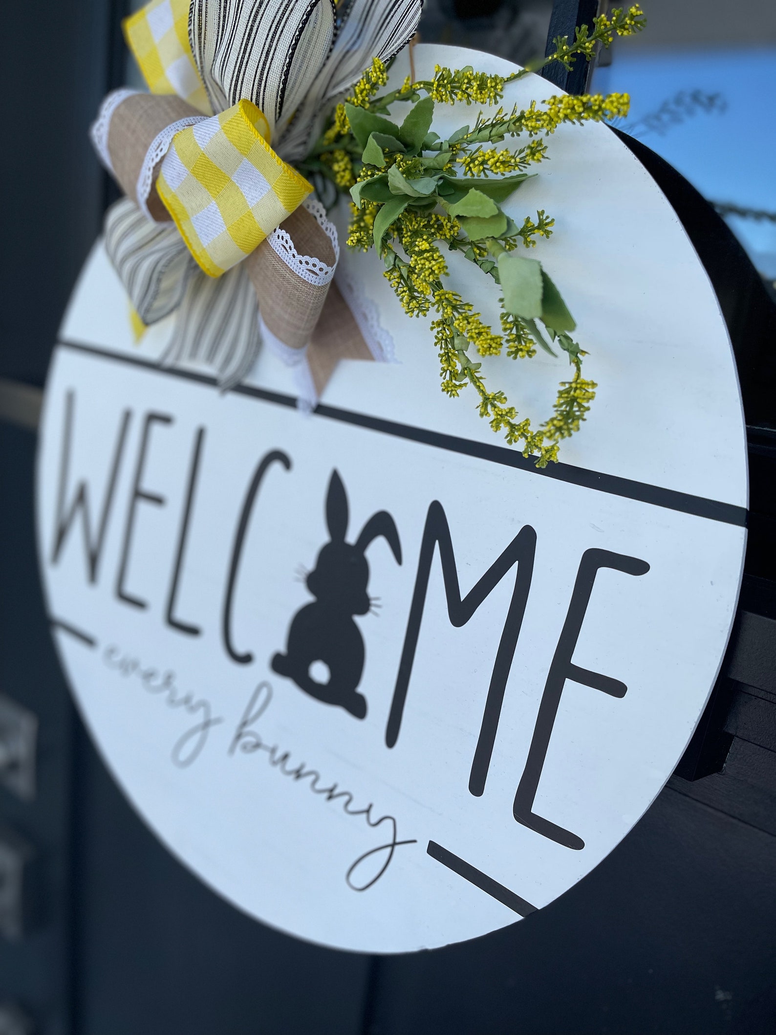 Easter Door Hanger Easter Front Door Decor Spring Door - Etsy