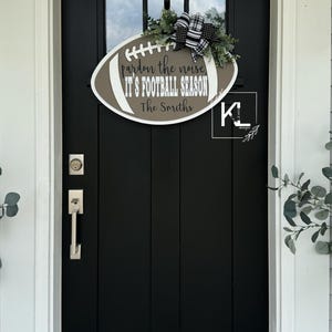 Football Front Door Decor | Football Sign | Football Sign | Football ...