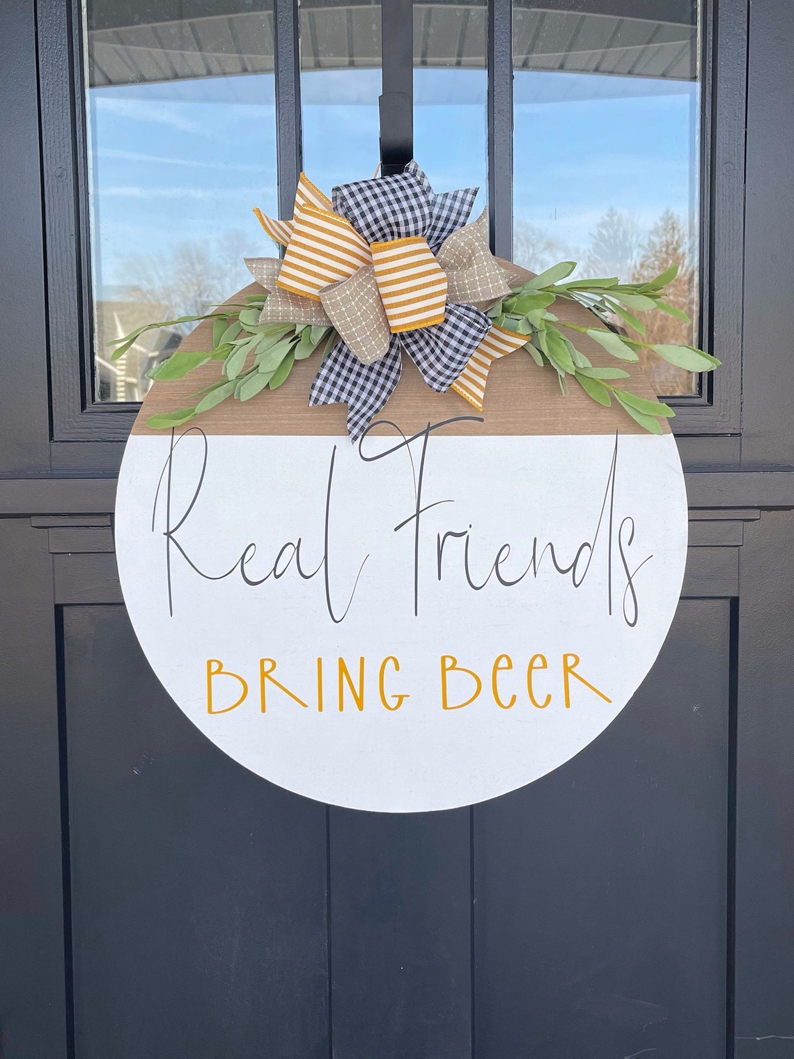 Funny Door Hanger Funny Door Sign Front Door Decor | Etsy