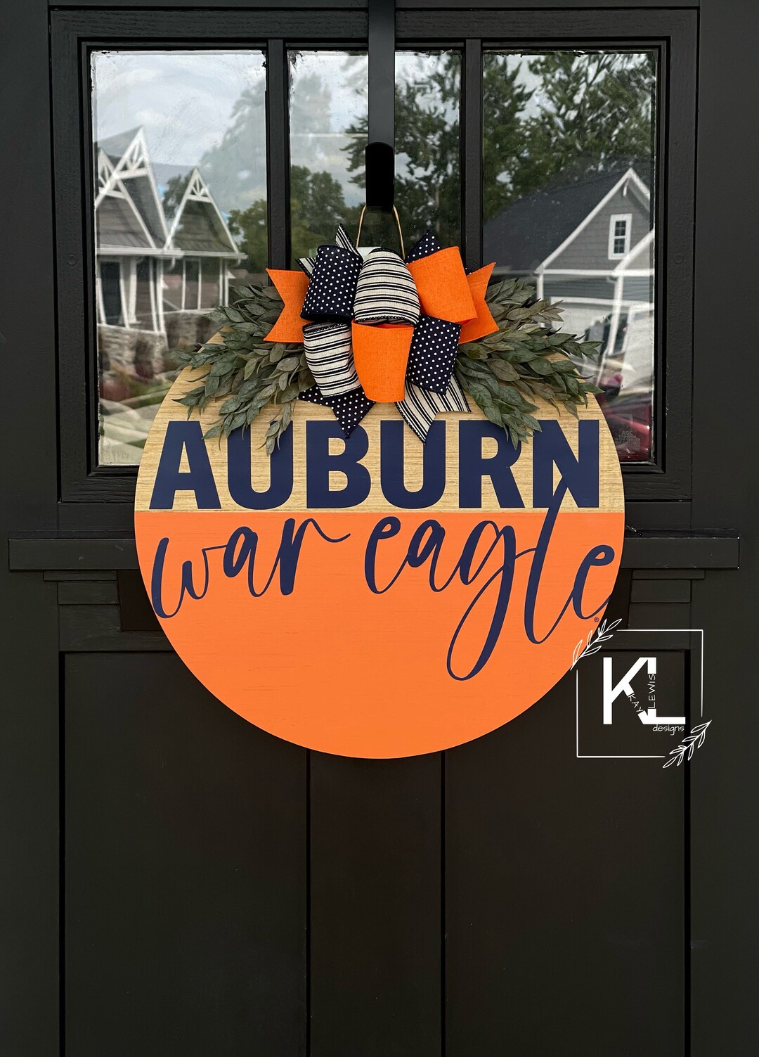 Auburn Door Hanger | Auburn War Sign | Auburn Sign | Auburn Door Wreath ...