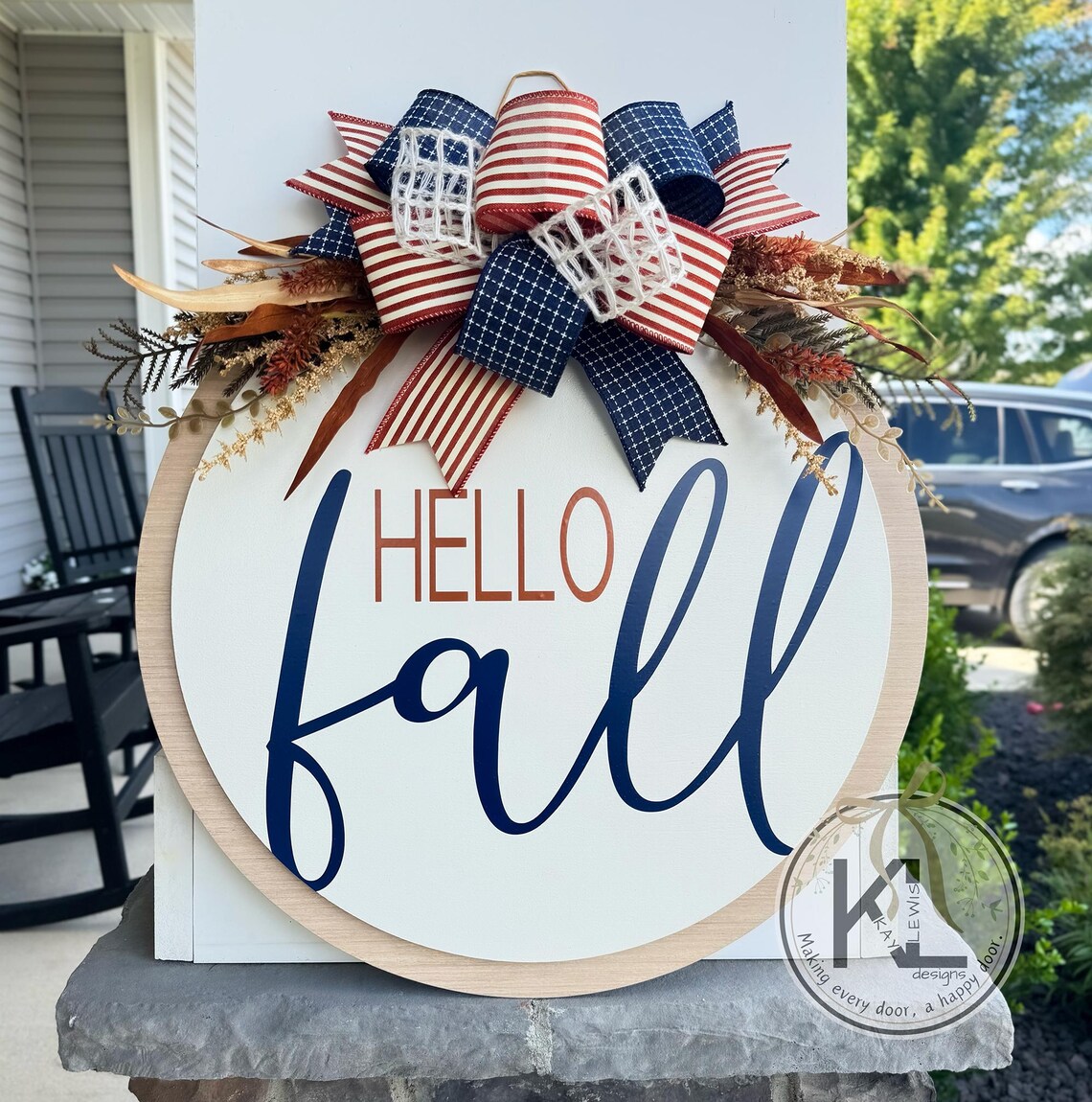 Fall Front Door Decor | Hello Fall | Fall Wreath | Fall Decor | Fall ...