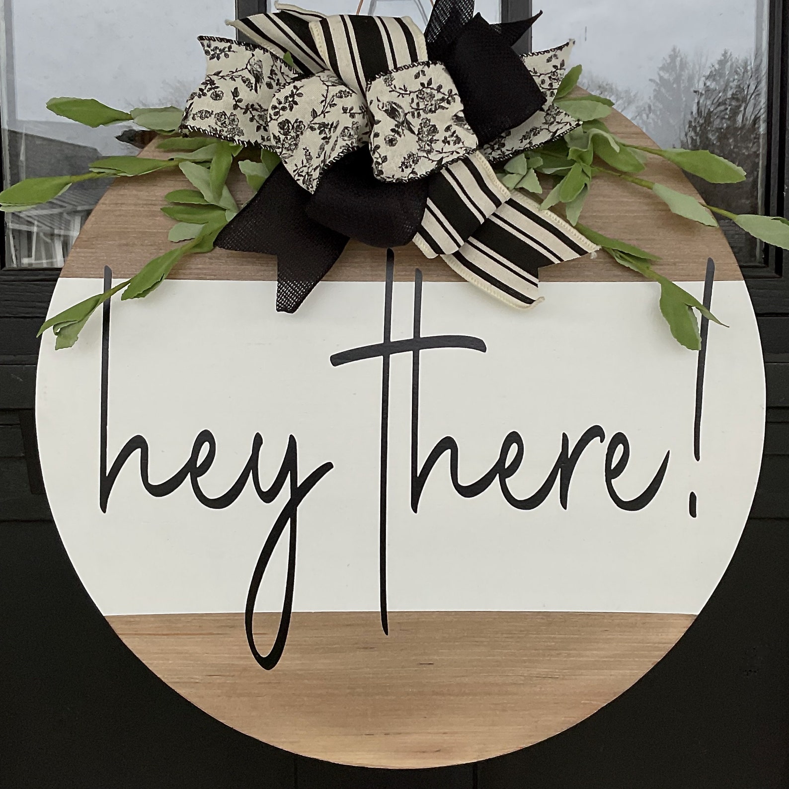 Hey There Door Hanger Hello Door Hanger Welcome Door - Etsy
