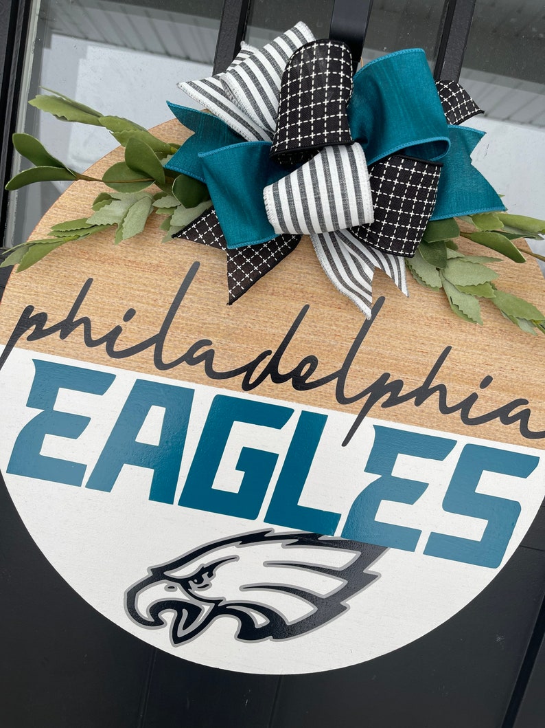Eagles Door Hanger Philadelphia Door Sign Round Door - Etsy