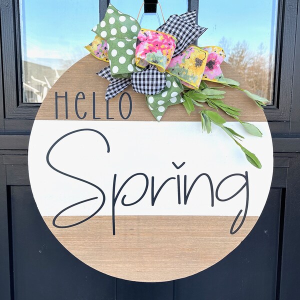 Spring Door Decor - Etsy