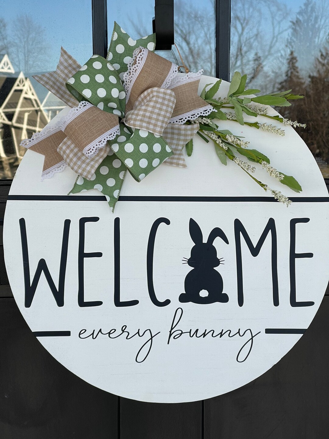 Easter Door Hanger | Easter Door Decor | Easter Welcome Sign | Easter ...