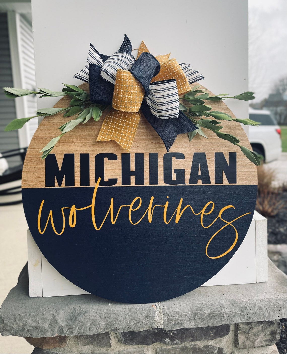 Michigan Door Hanger Michigan Door Decor Michigan - Etsy