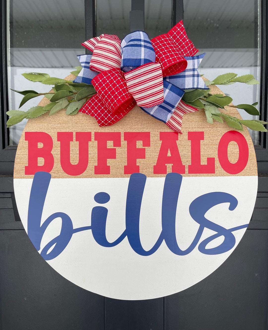 Buffalo Bills Sign Bills Door Hanger Buffalo Bills Decor - Etsy