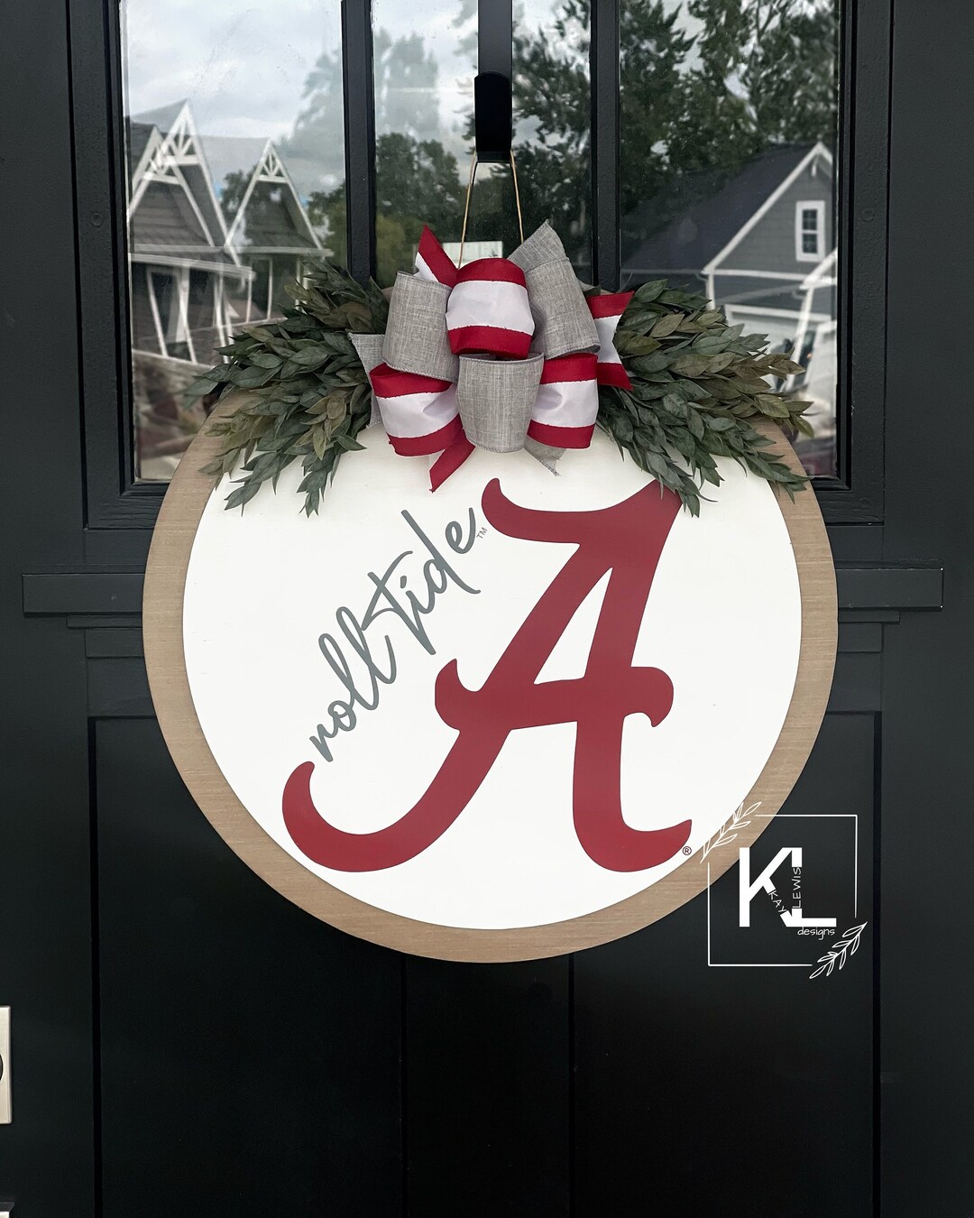 Alabama Crimson Tide Door Hanger | Alabama Roll Tide | Alabama Door ...