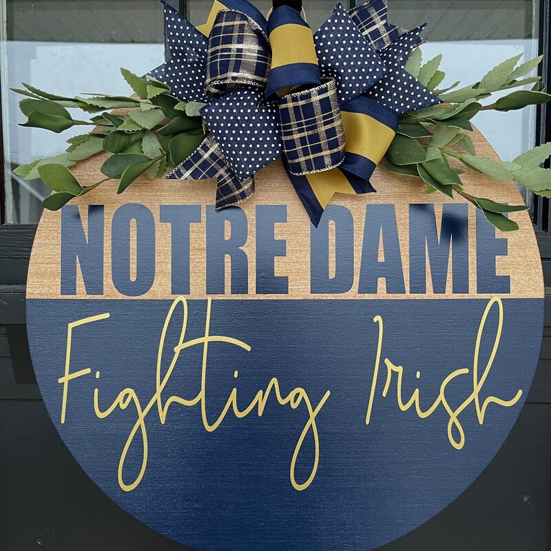Notre Dame Sign - Etsy