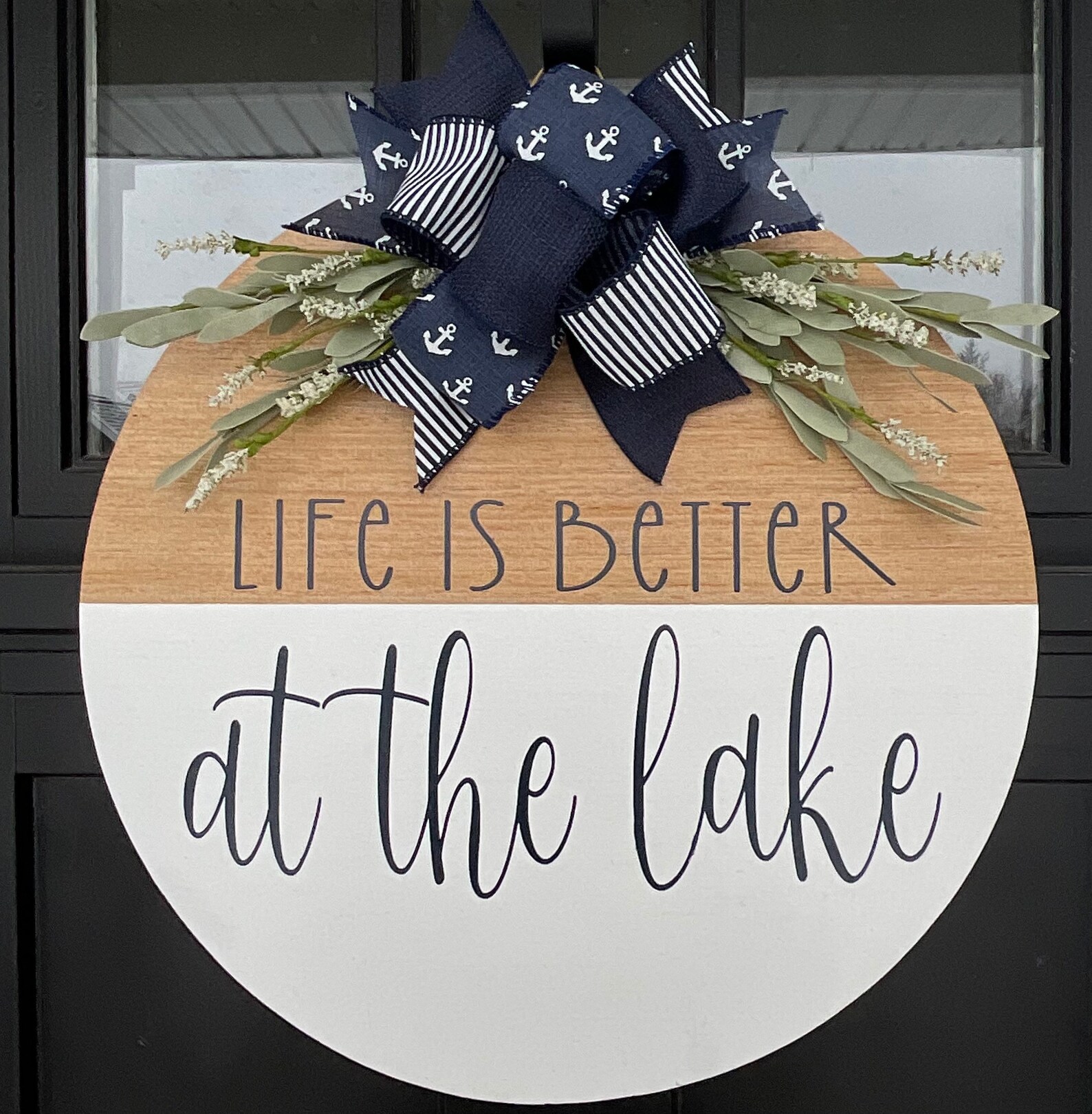 Front Door Decor Lake House Front Door Wreath Lake House - Etsy